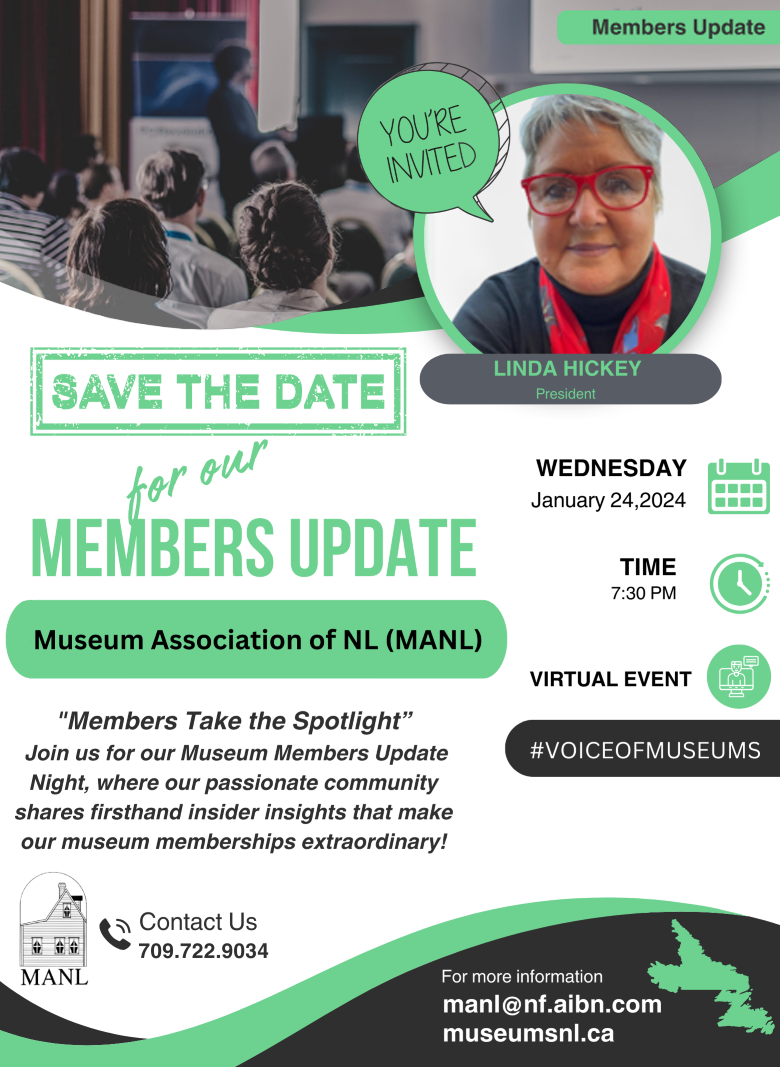 MANL Members Update Night – Museum Association of Newfoundland and Labrador